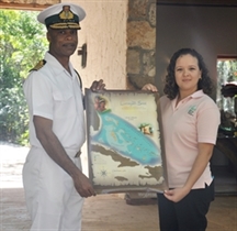 Commander of Royal Bahamas Defense Force Visits Preserve - Leon Levy ...